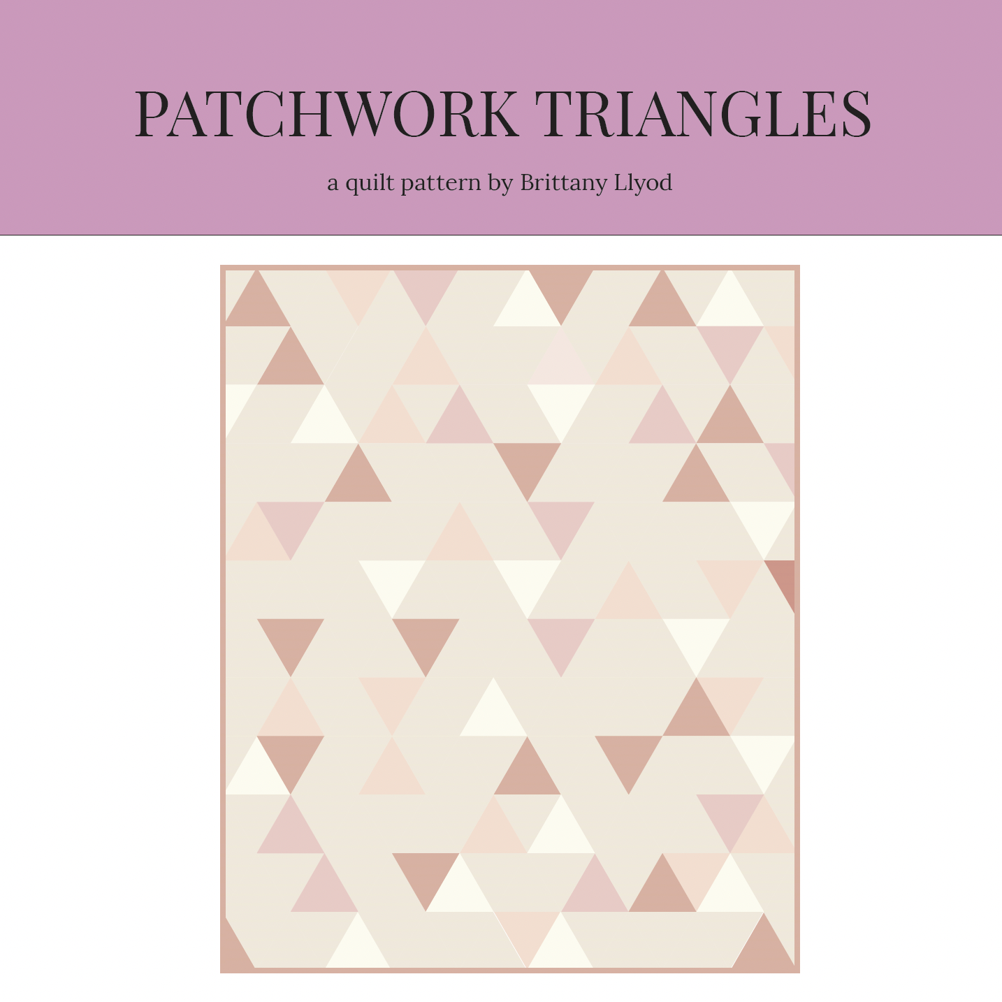 Patchwork Triangles Quilt Pattern - Janome